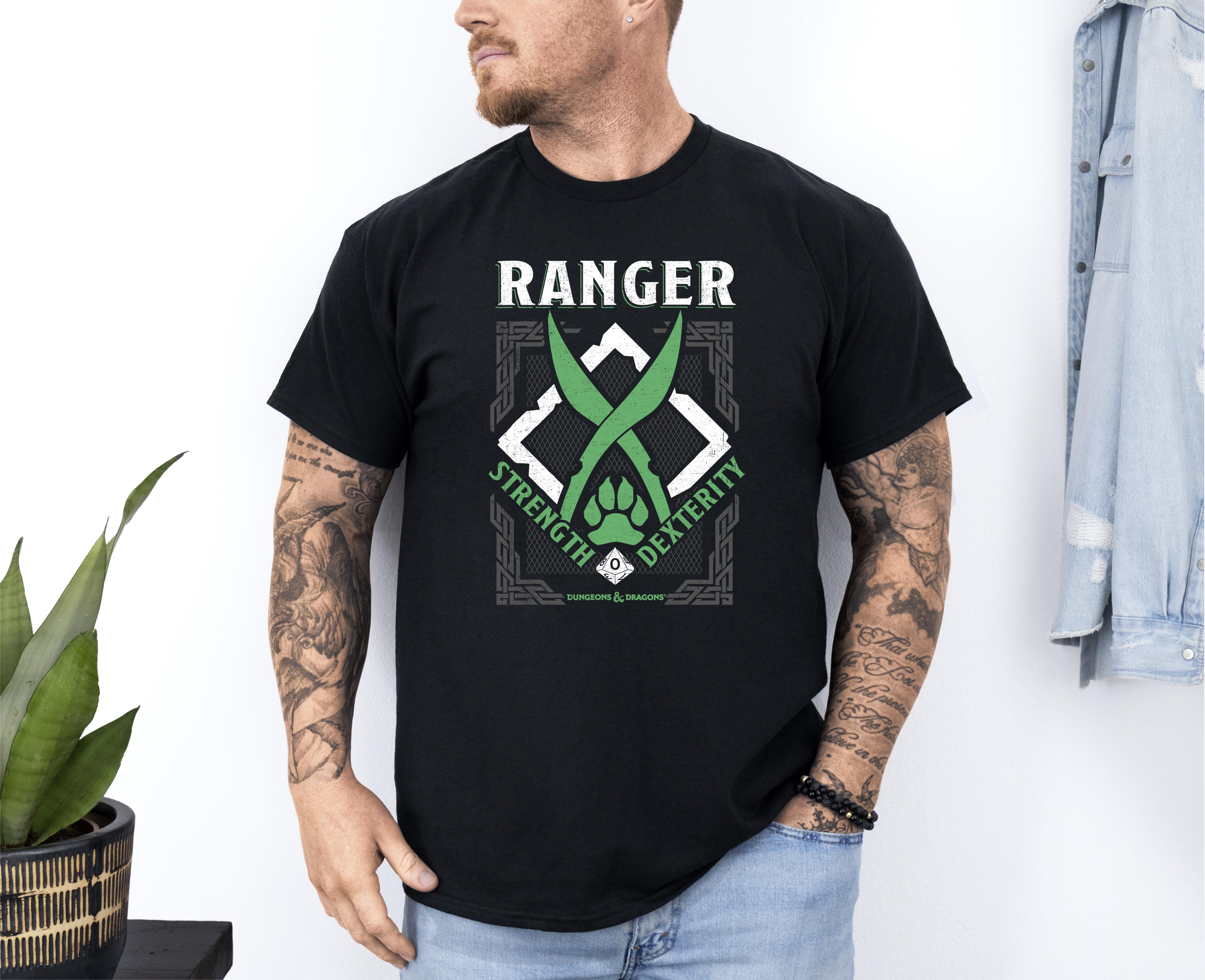 Fantasy Role-Playing Ranger T-Shirt, RPG Graphic Tee - Walmart.com