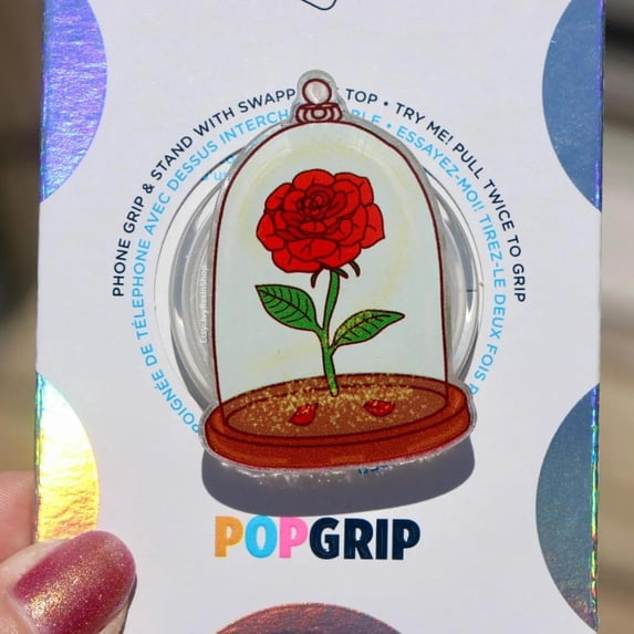 Fantasy Rose Resin Grip: Sparkly Bookish Phone Grip - Walmart.com