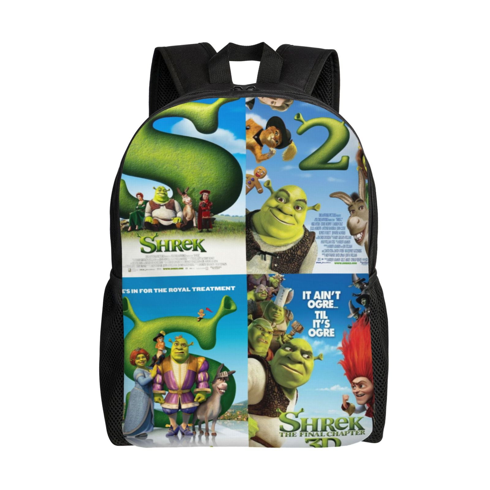 Fantasy Shrek Unisex Backpack Laptop Daypack Adjustable Shoulders ...