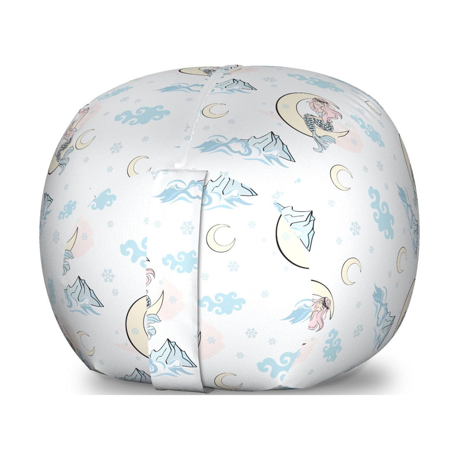 Fantasy Storage Toy Bag Chair, Pastel Demonstration of a Mermaid ...