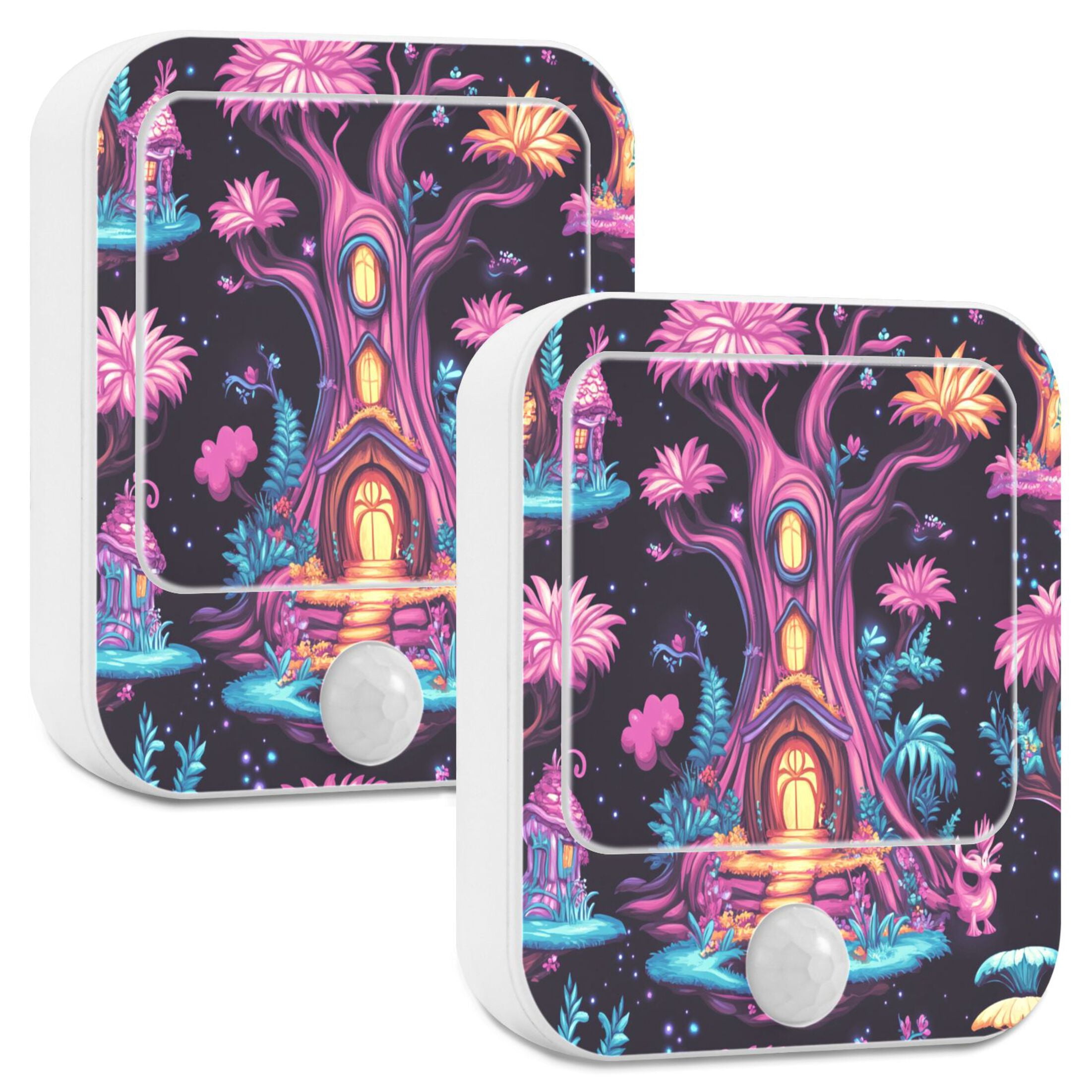 Fantasy Treehouse 2 Pack Night Light with Motion Sensor, Adjustable ...