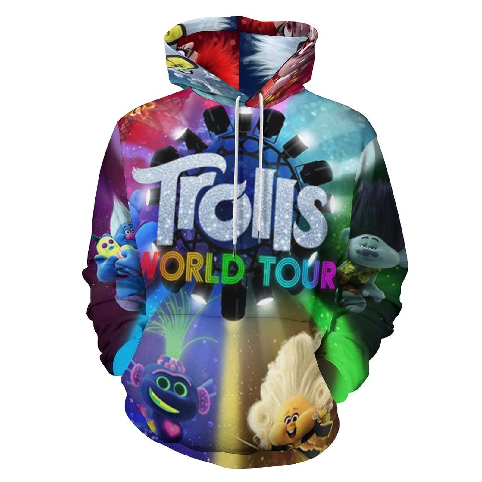 Fantasy Trolls World Tour Film Unisex Sweatshirts Hoodies Pullover ...
