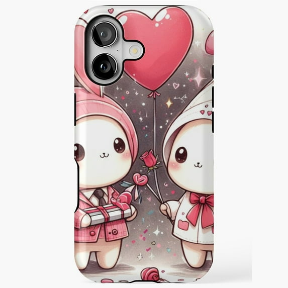 Fantasy Valentine Romantic Cute Scene Art iPhone Case 17 to 11 Pro Max ...