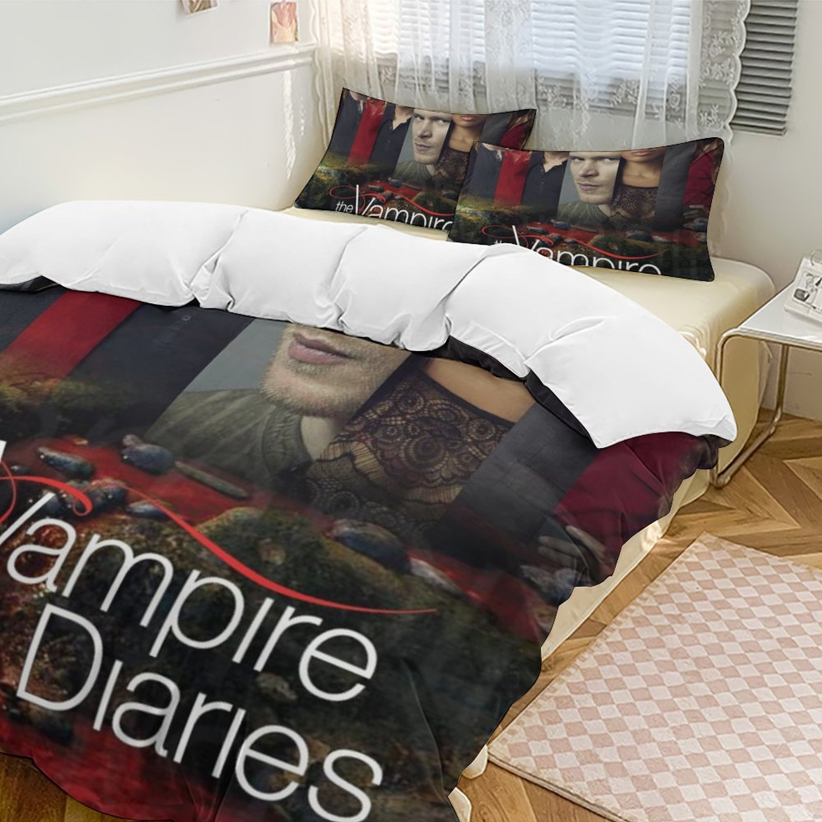 Fantasy Vampire Diaries 3 Pieces Bedding Sets Comfortable Soft ...