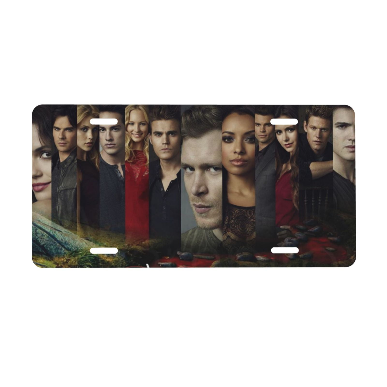 Fantasy Vampire Diaries License Plate Cover Aluminum Novelty Vanity Tag ...