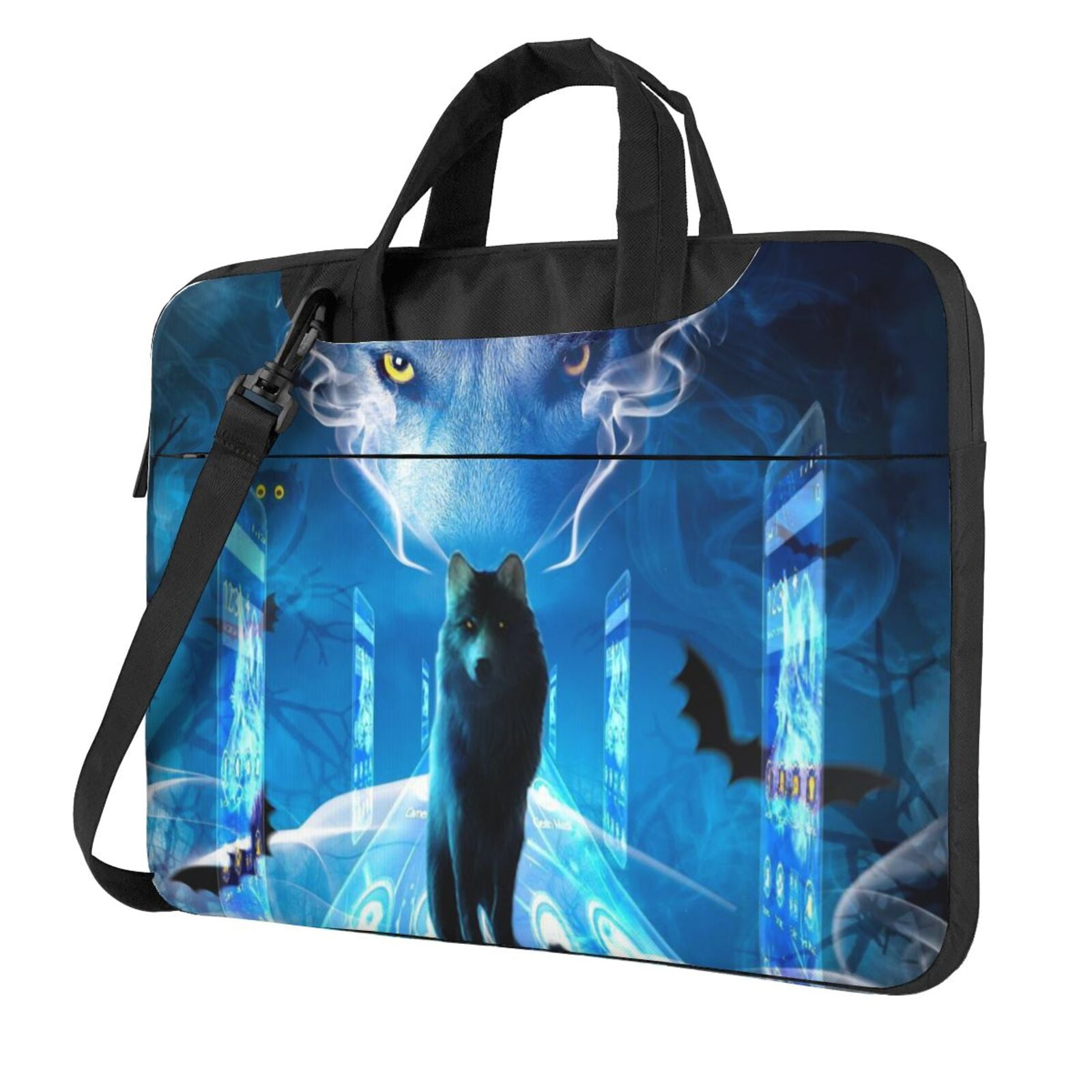 Fantasy White Wolf Sleek Durable Laptop Bag Laptop Case Computer ...