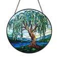 Fantasy Willow Tree Stained Glass Style Window Suncatcher, Nature ...