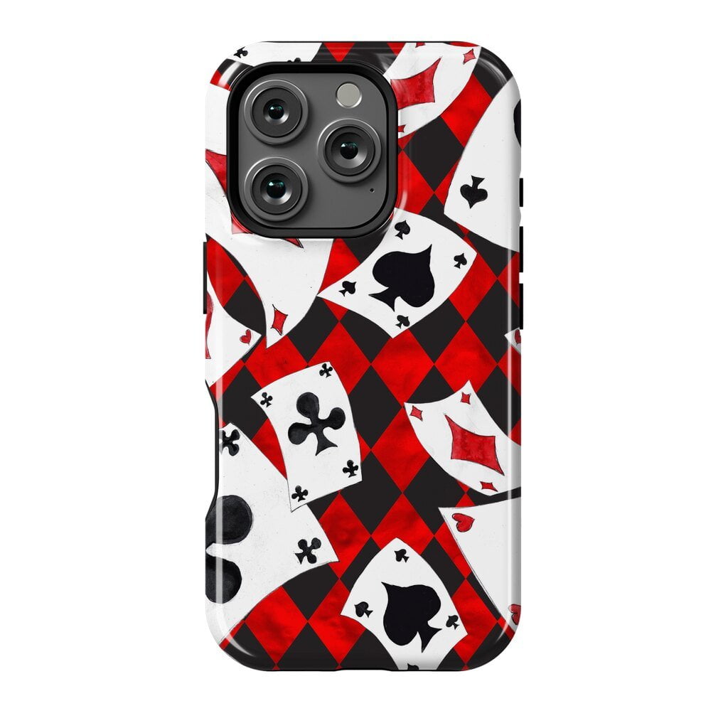 Fantasy Wonderland Playing Cards Themed Phone Case 17 16 15 14 13 12 11 ...