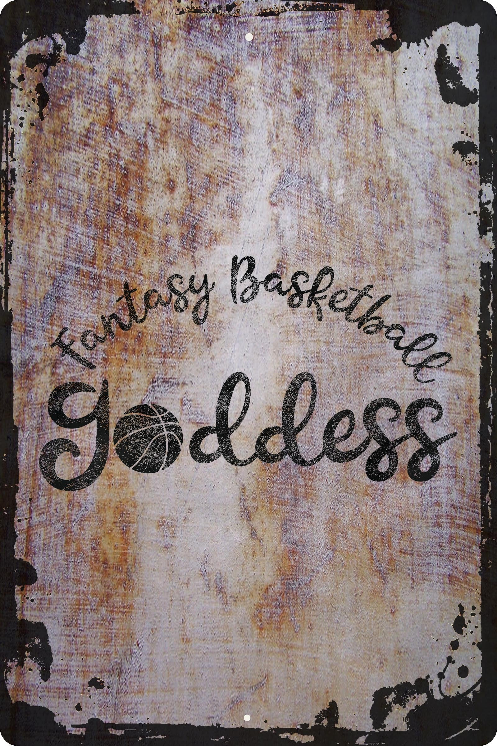 Fantasy basketball goddess cursive girly brackets bet sports Beige Wall ...