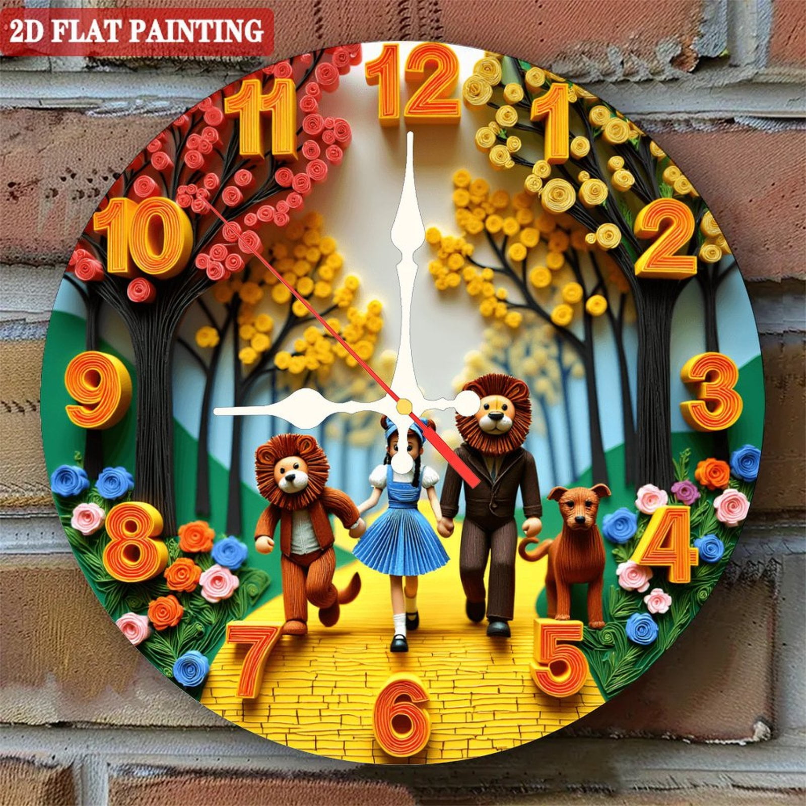 Fantasy forest scene, whimsical path and characters, magical decor. 12 ...