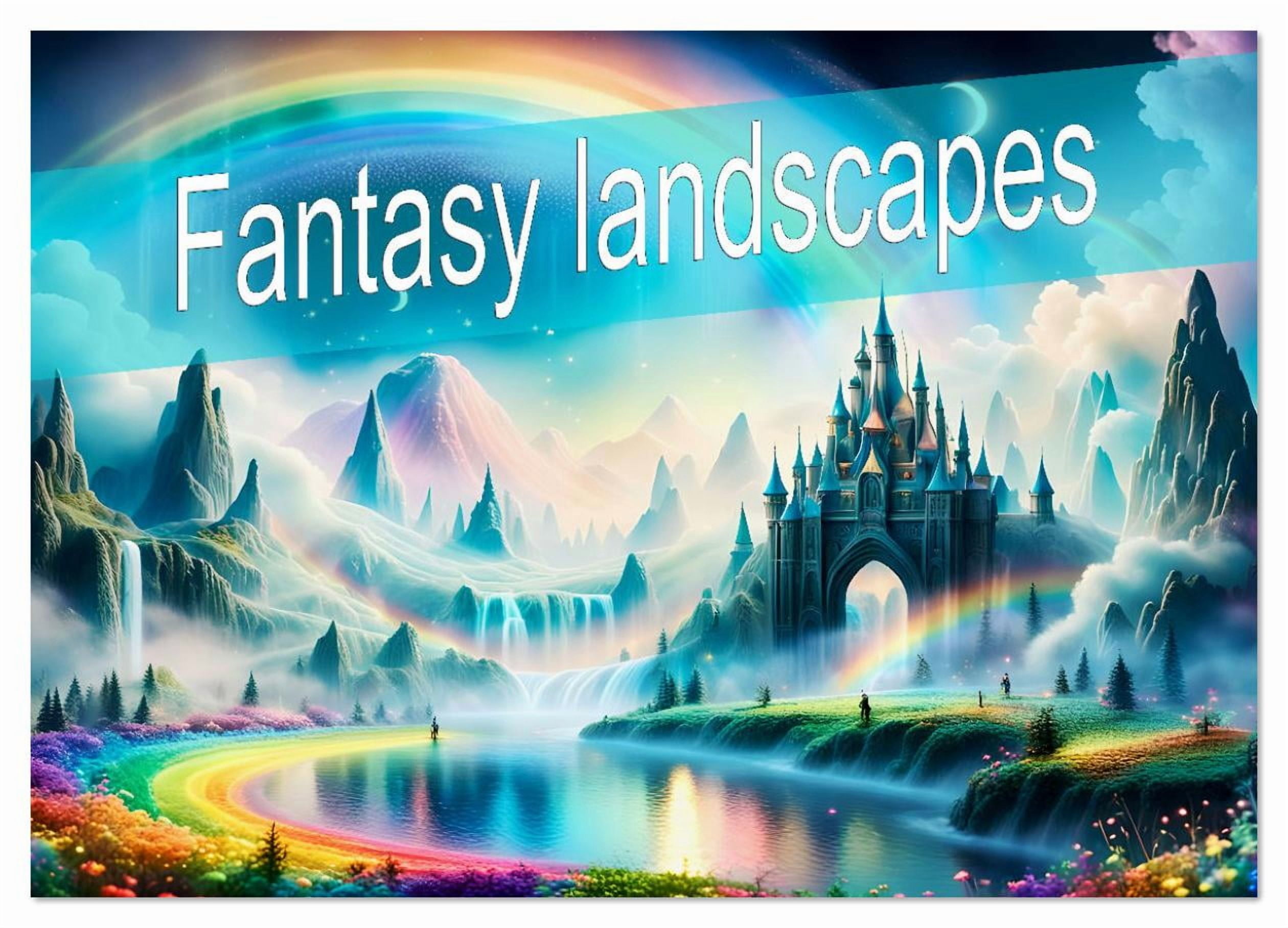 Fantasy landscapes (Monthly Wall Calendar 2026 11.7 x 16.5 (open ...
