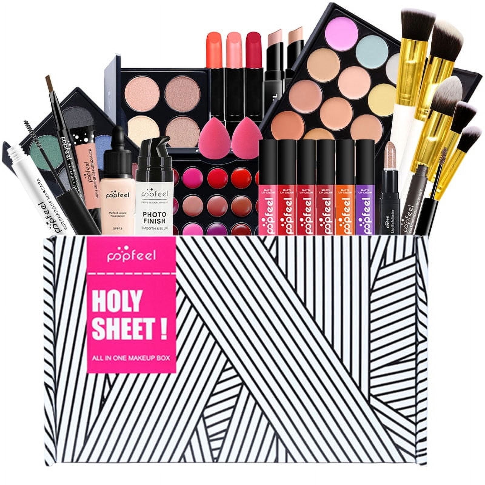 FantasyDay Makeup Set | Essential Kit with Eyeshadow, Lipstick, Blush ...