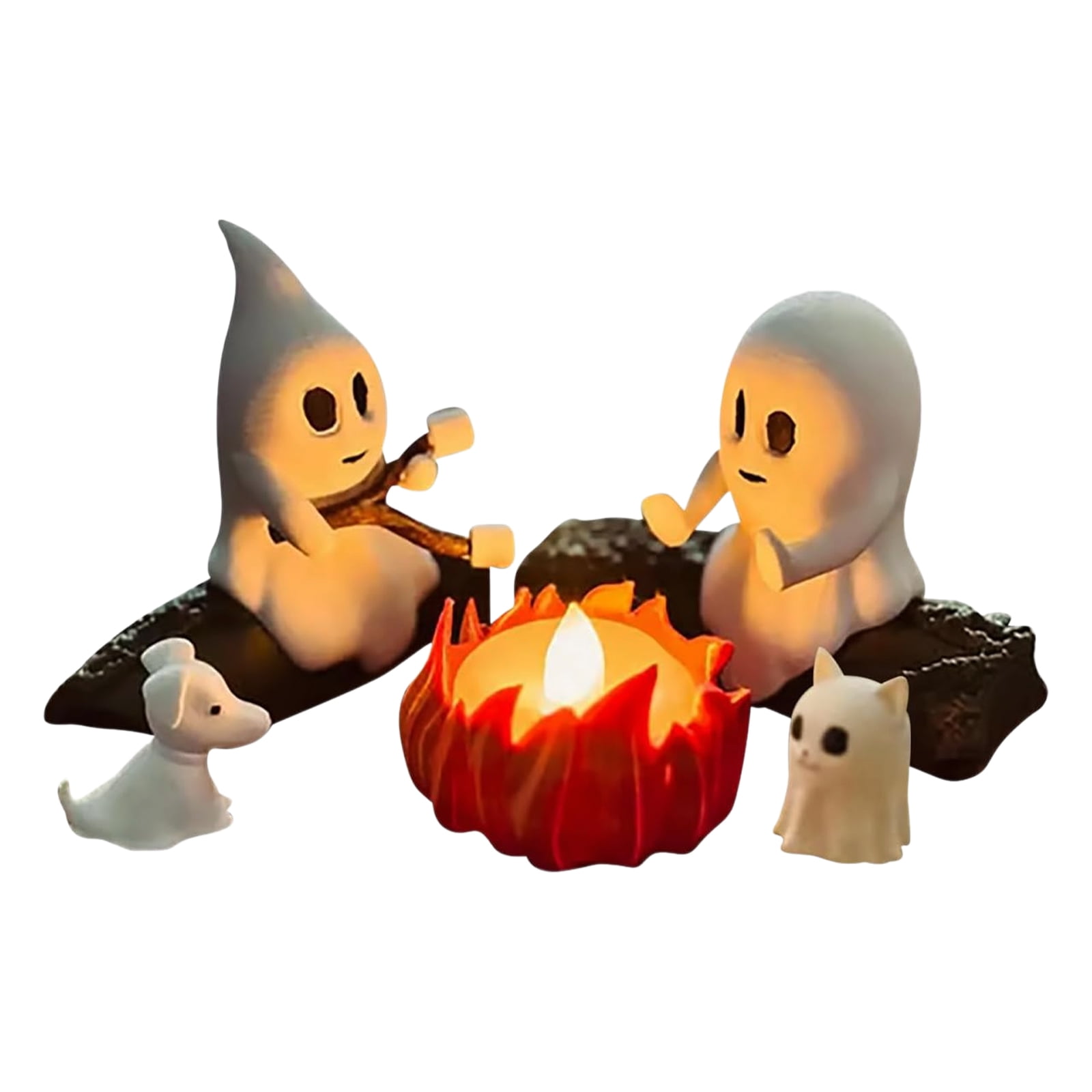 FantasyFrolic Ghost Campfire Flickering Nightlight,Ghost Campfire ...