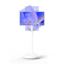 Wireless Portable TV on Wheels, Rolling Tablet with Smart Touch Screen ...