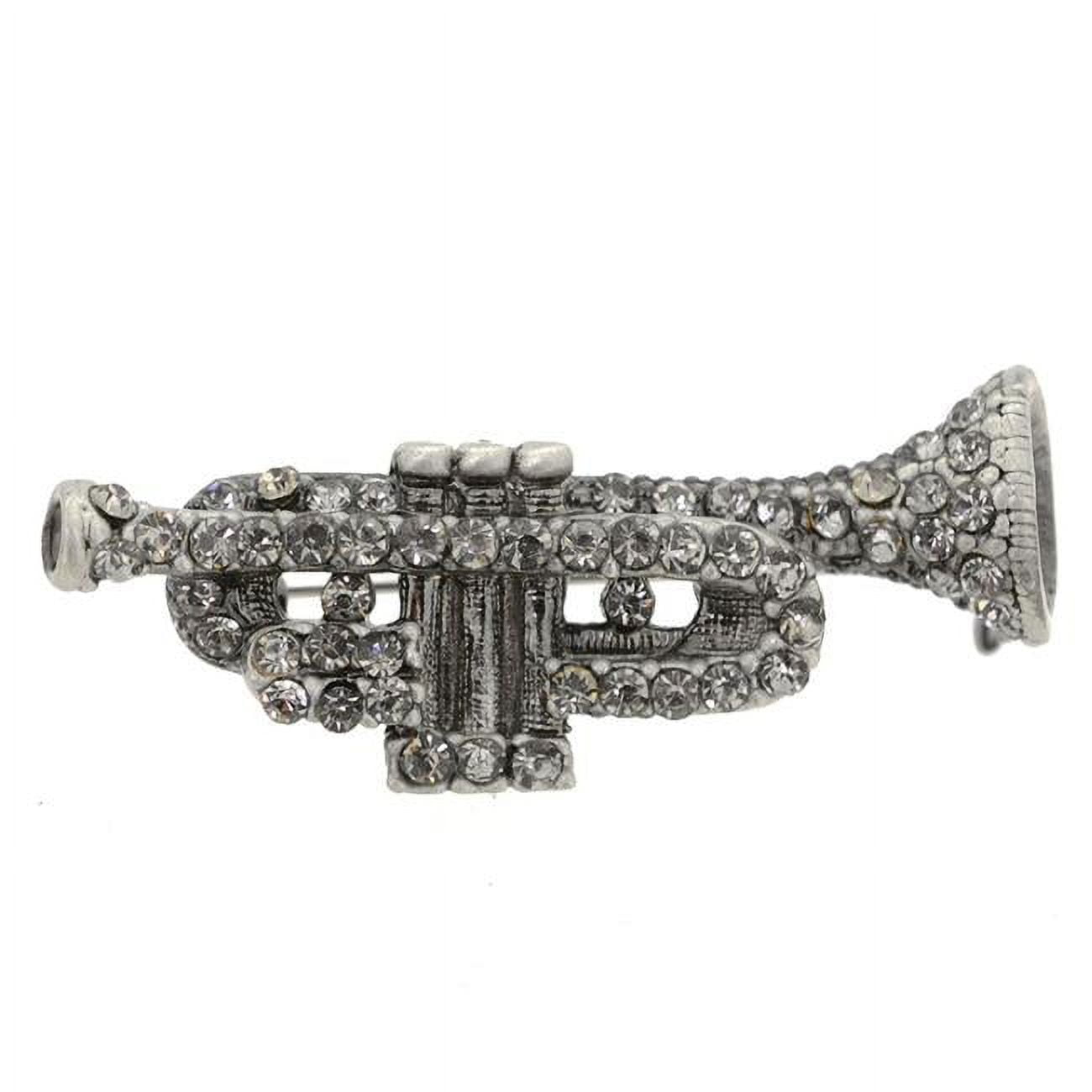 Fantasyard Trumpet Pin Brooch - Black - 1.75 x 0.75 in. - Walmart.com