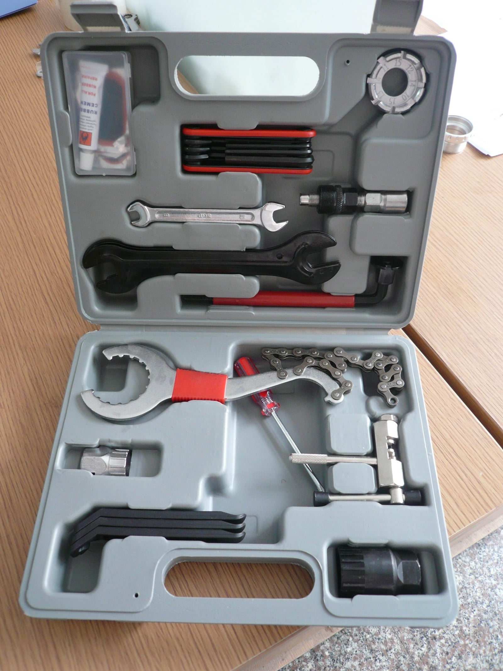 Fantasycart BIKE BICYCLE HOME MECHANIC 25PC TOOL KIT SET REPAIR NEW ...