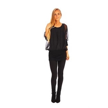 Women's Banded Dolman Top - Walmart.com