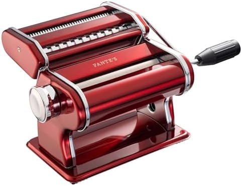 Fante’s Double Pasta Maker, Premium Stainless Steel Noodle Press with ...