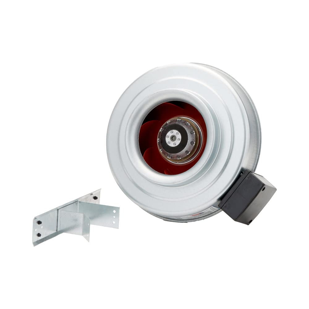 Fantech FG 8XL Inline Centrifugal Duct Fan, Metal Housing, 502 CFM ...