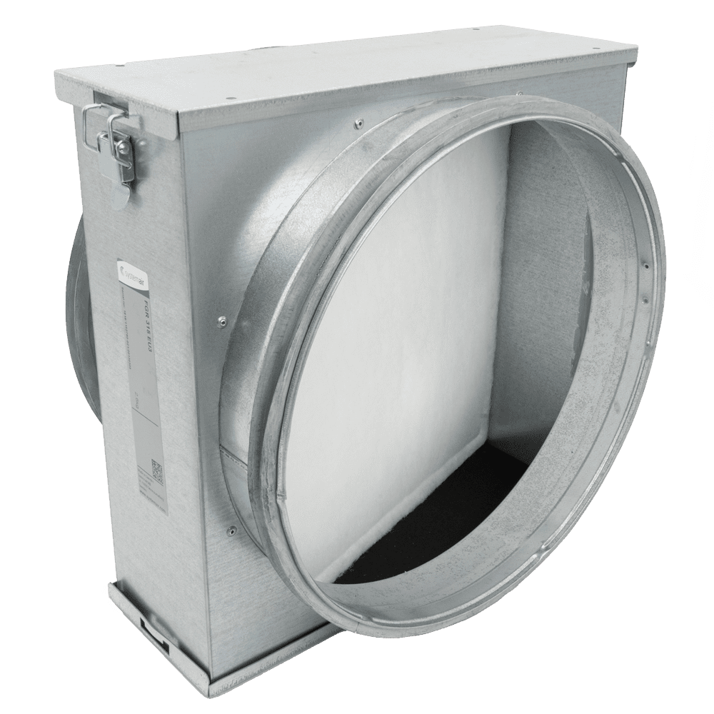 Fantech FGR-12 12in Filter Cassette Duct with MERV5 Panel Filter ...