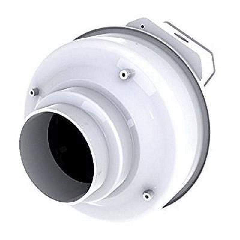Fantech FR-100 In-Line Centrifugal Fan 151 CFM Thermoplastic - Walmart.com