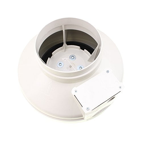 Fantech FR-150 In-Line Centrifugal Duct Fan, 6-Inch , White - Walmart.com