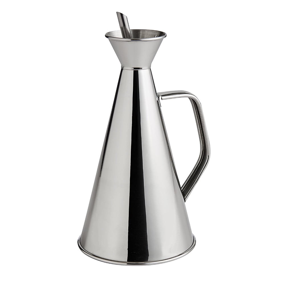 Fante's Olive Oil Can, Stainless Steel, 500ml, Vented Spout for Easy ...