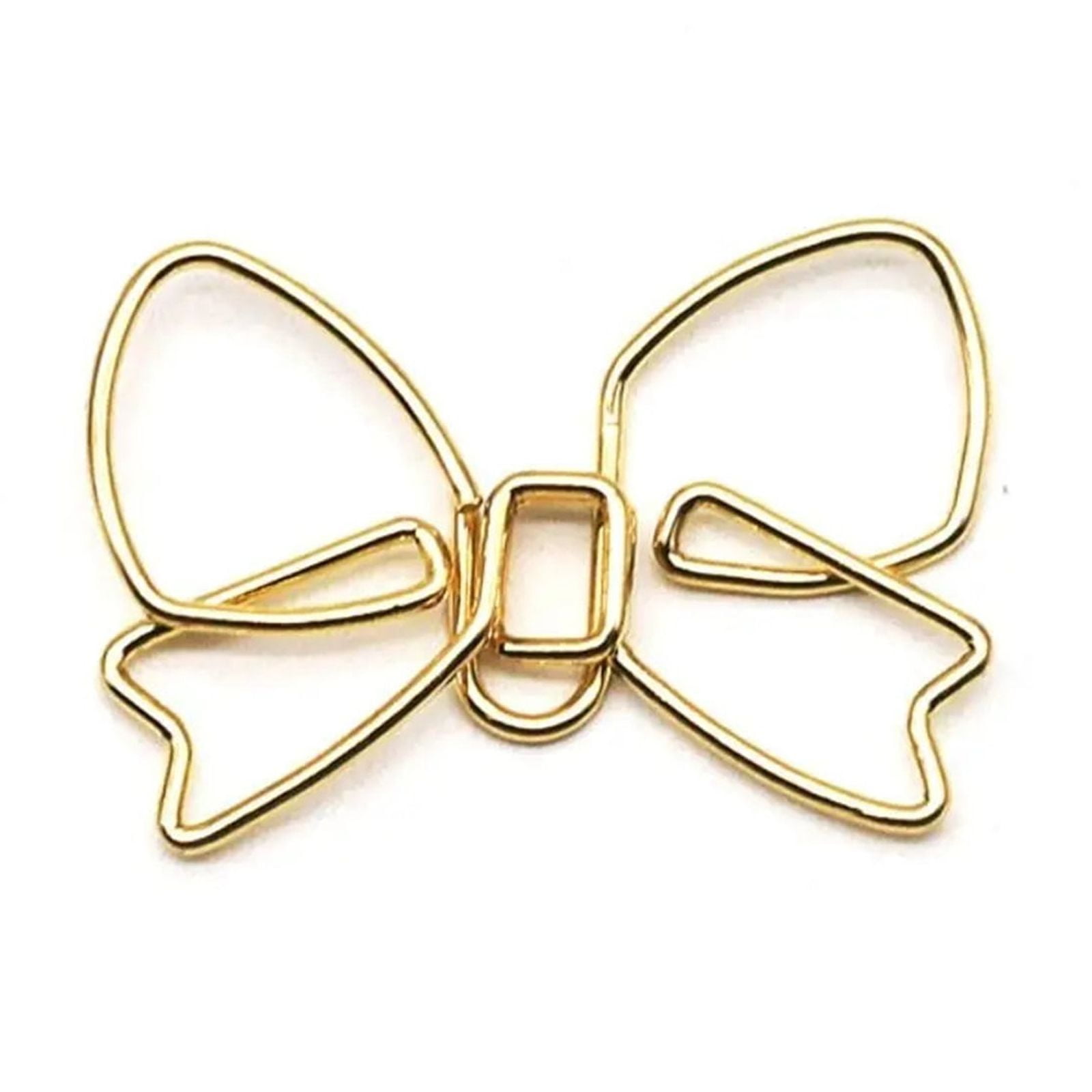 Fantj 10PCS Paper Decorative Metal Bowknot Paper Clips Special-shaped ...
