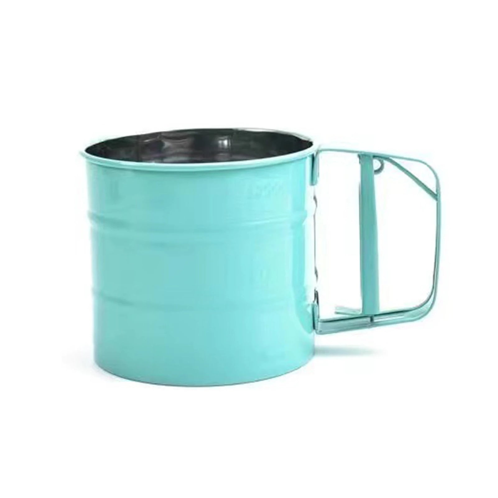 Fantj Stainless Steel Flours Sieve Cup With Handle Rust-Proof Powder ...