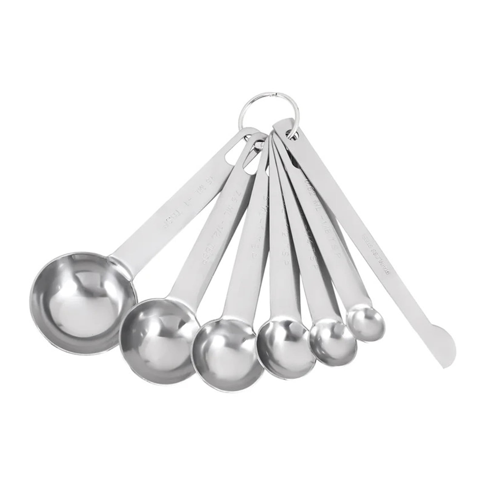 Fantj Stainless Steel Measuring Spoons Cups Set, Small Tablespoon ...