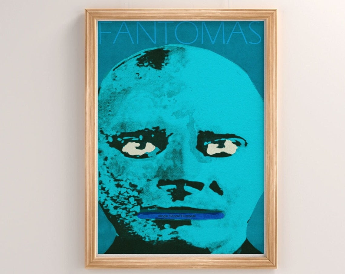 Fantomas, 1964, Tribute Polish Poster, Jean Marais, Louis De Funès ...