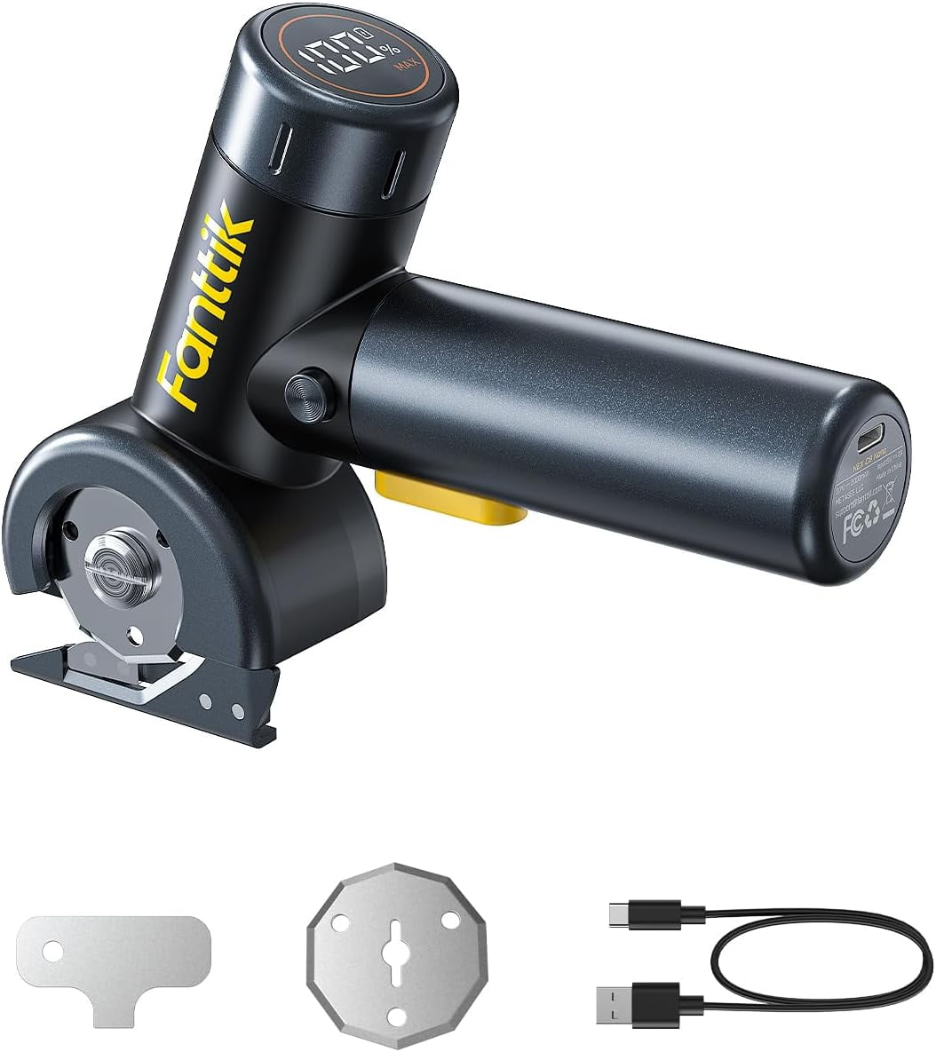 Fanttik C8 Nano 3.7V Cordless Electric Scissors with LED Display ...