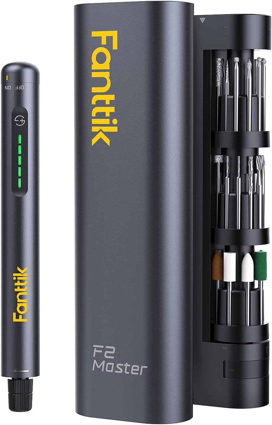Fanttik F2 Master Mini Cordless Rotary Tool Kit 4V, NeoPulse Motor, 5 ...