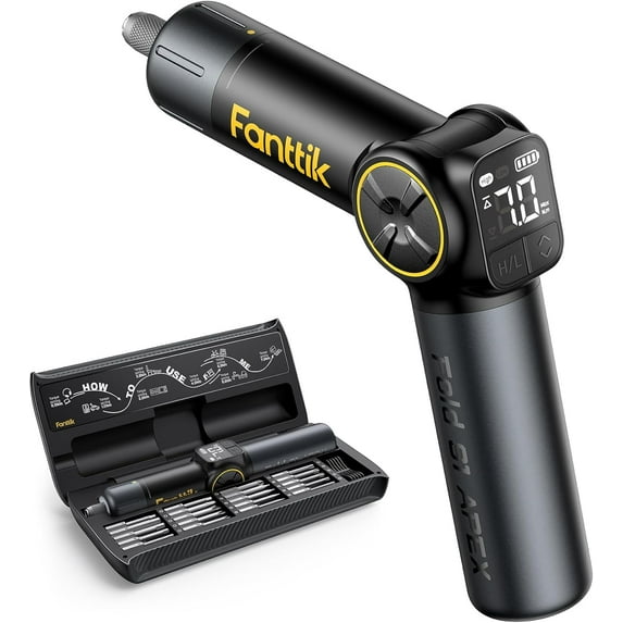Fanttik S1 APEX Smart Electric Screwdriver, 3.7V Cordless Power ...