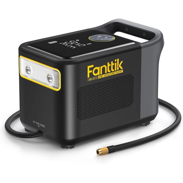 Fanttik ‎X9 Ultra Portable Tire Inflator - Black - Walmart.com