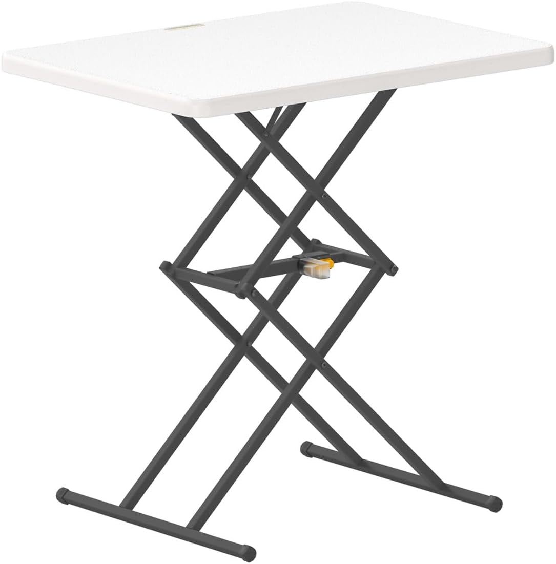 FanttikOutdoor Folding Table, One-Handed Height Adjustment, 3 Heights ...