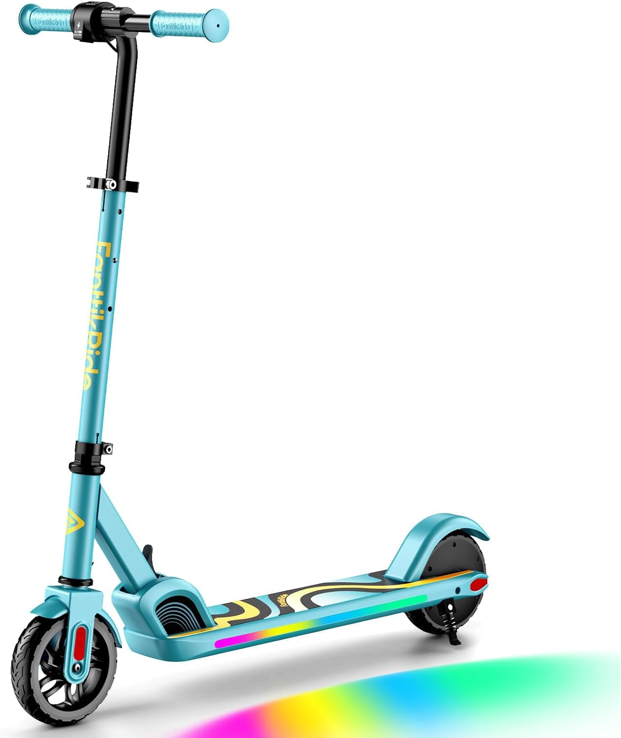 FanttikRide C9 Pro Electric Scooter for Kids Ages 8+, Colorful Rainbow ...