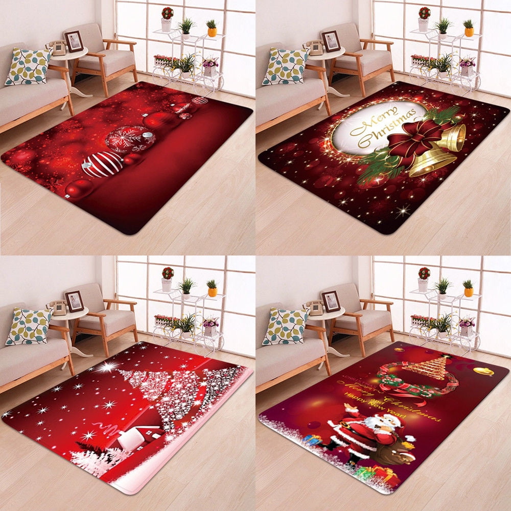Fanvereka Fanvereka Christmas Carpet, Non-Slip Mat Rugs, Festival Home ...