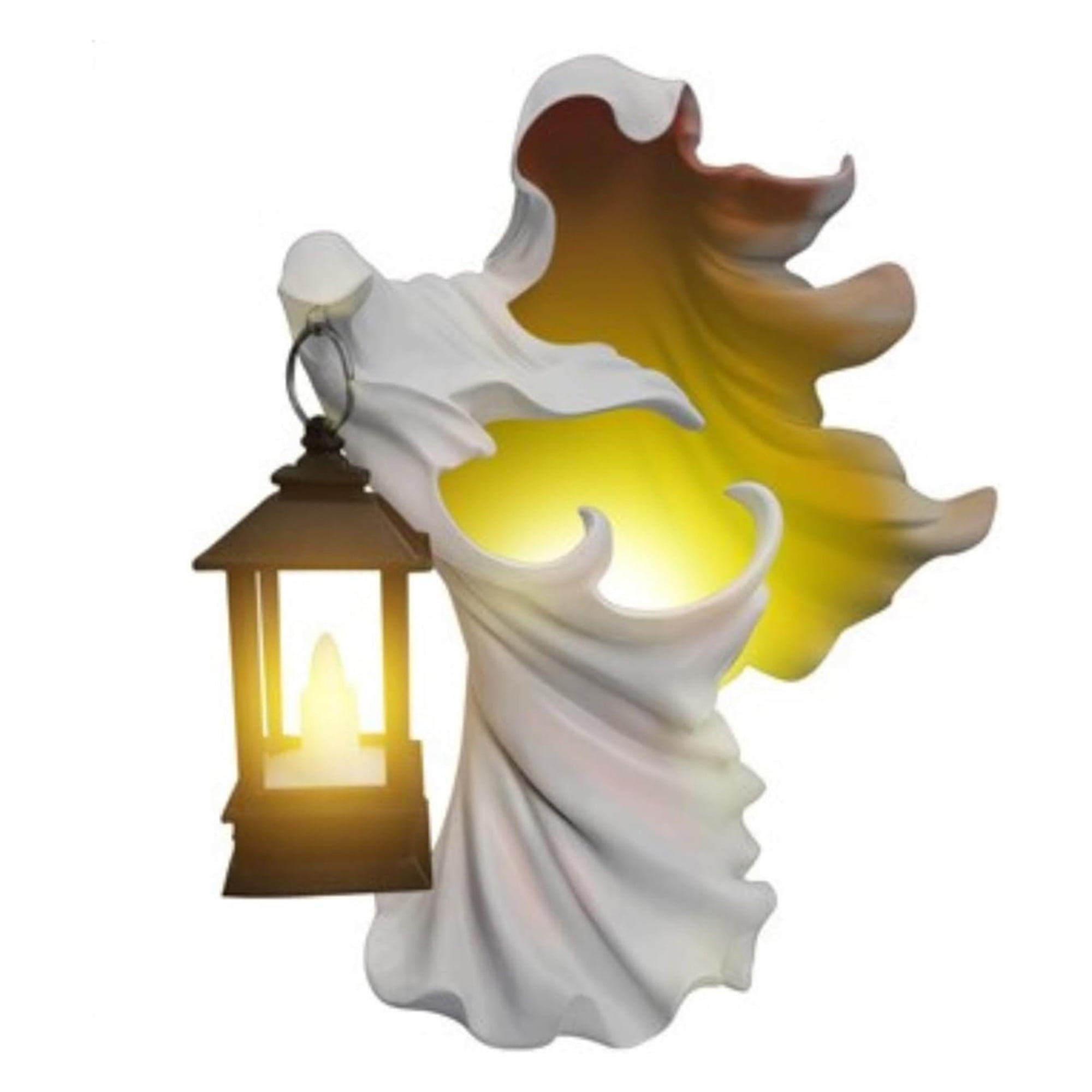 Fanvereka Grim Reaper Statue Solar Light Hell Messenger with Lantern ...