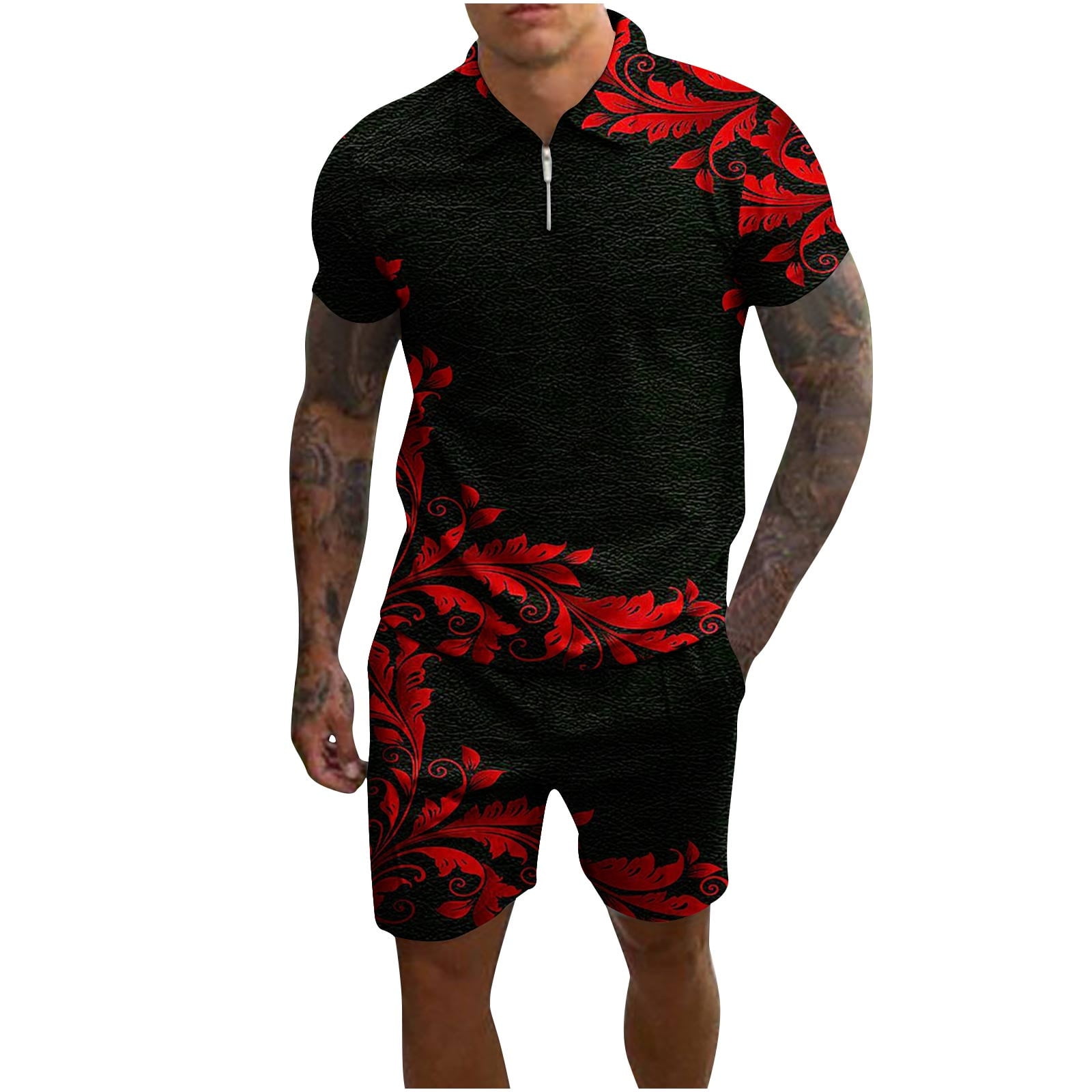 Fanxing 2023 Men Sweatsuits Sets Big And Tall Sweat Suits For Men 2
