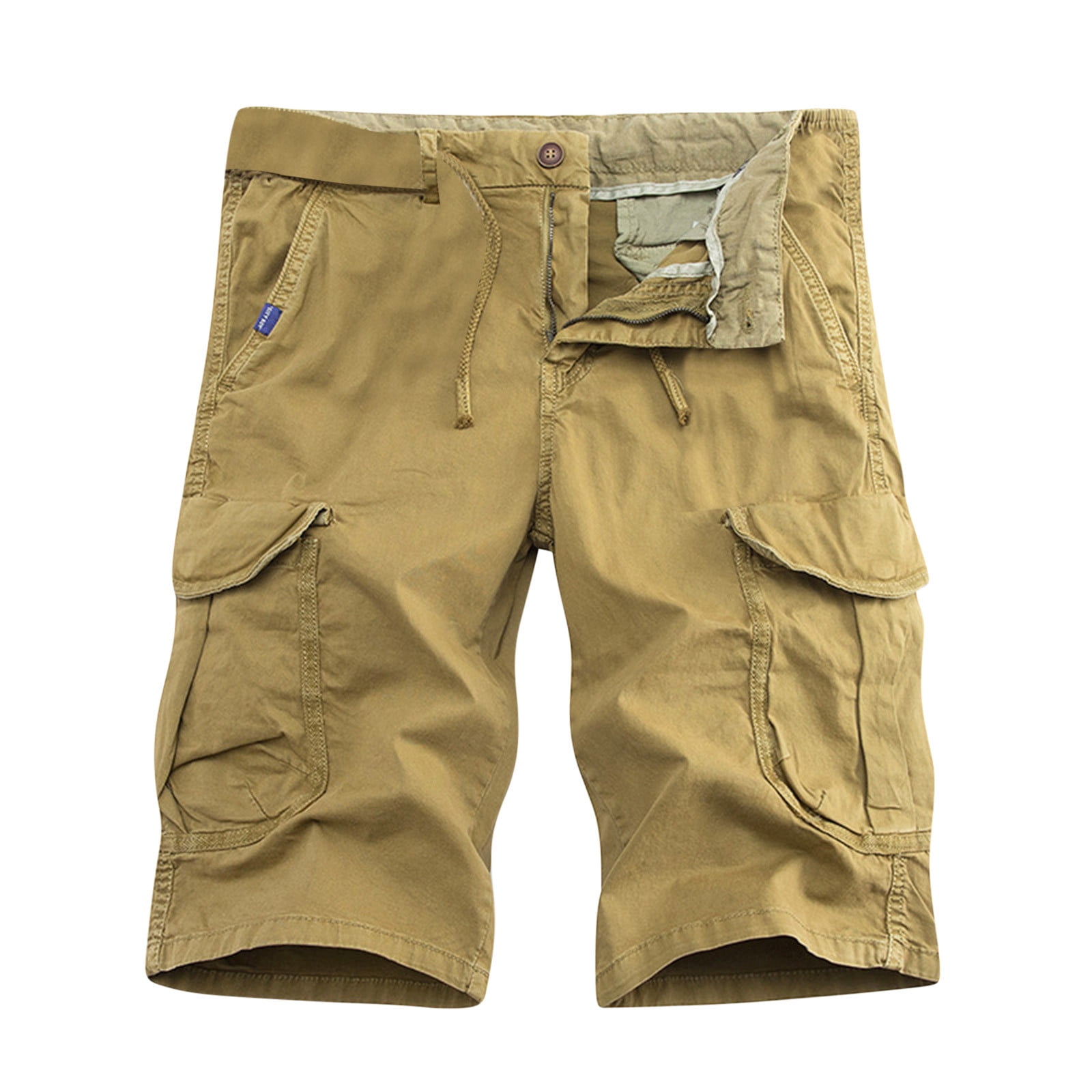Fanxing Cargo Shorts for Men Classic Fit Short Cargo Pants with Multi ...