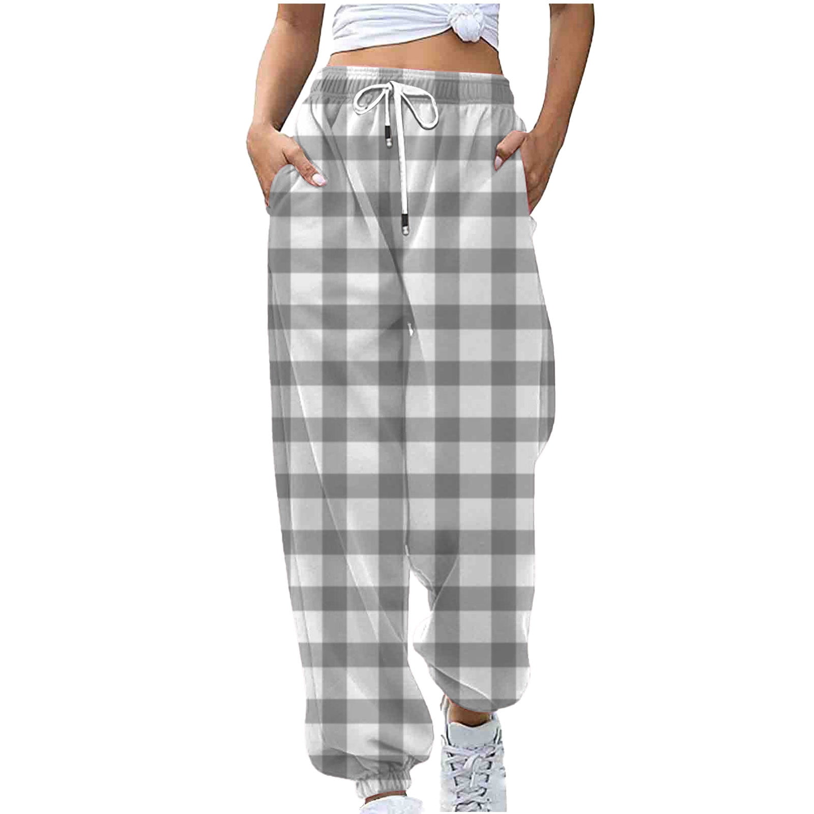 Fanxing Cinch Bottom Sweatpants for Teen Girls Hip Hop Y2K Joggers ...
