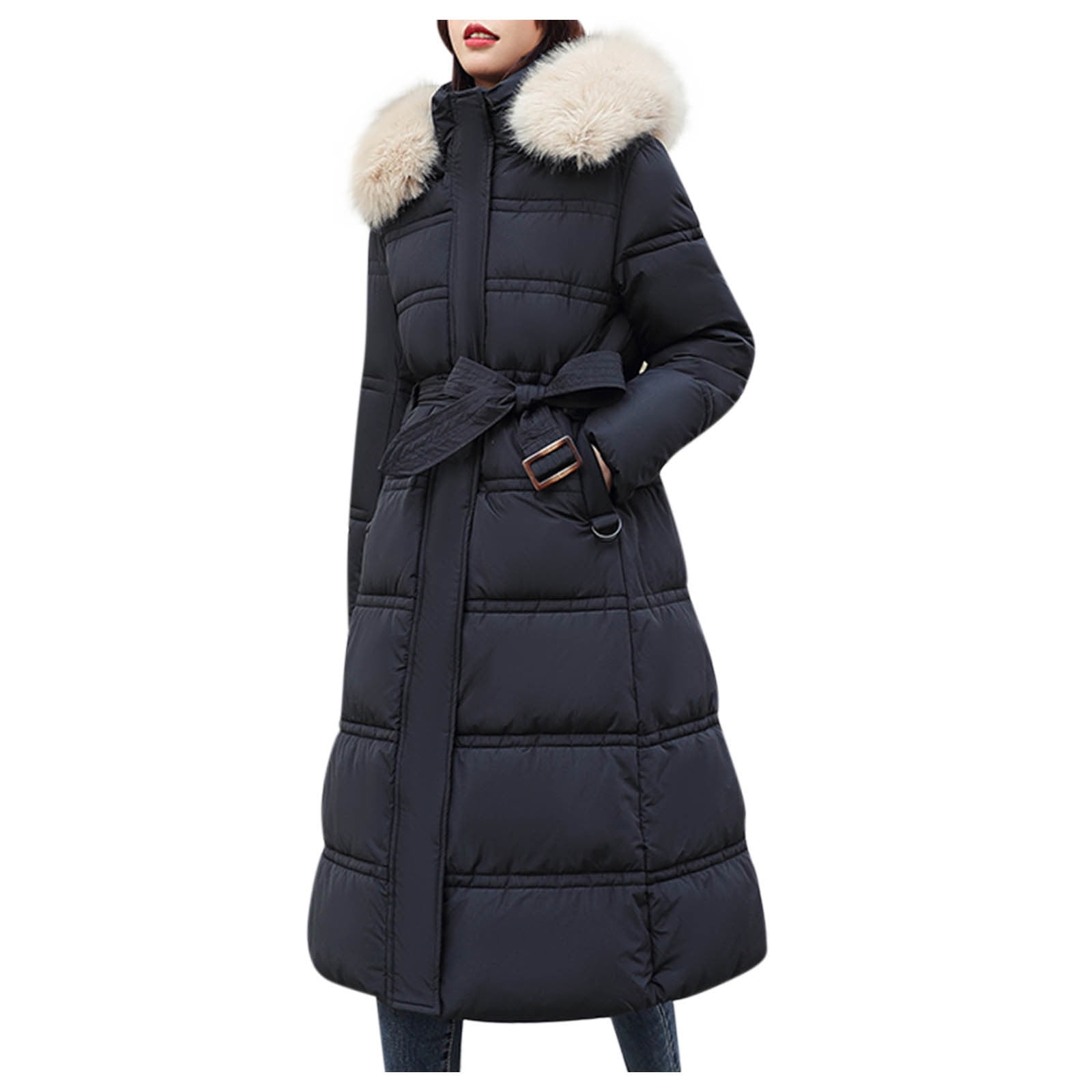 Fanxing Clearance Deals Women Puffer Jacket Long Puffy Jacket ...