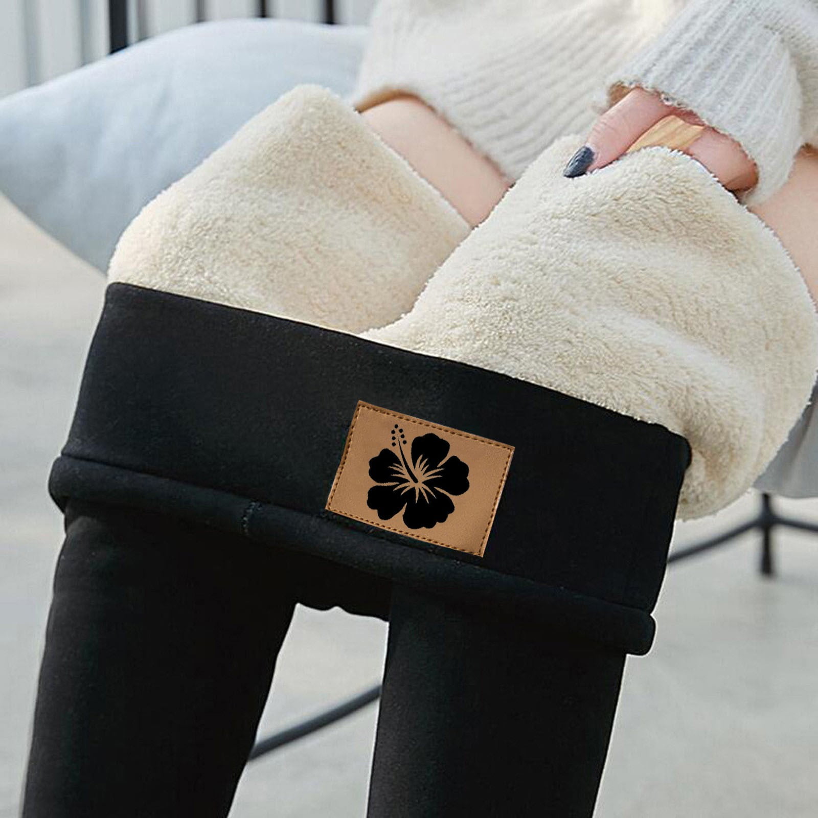 Fanxing Clearance Women Fleece Base Layer Leggings Wool Base Layer ...