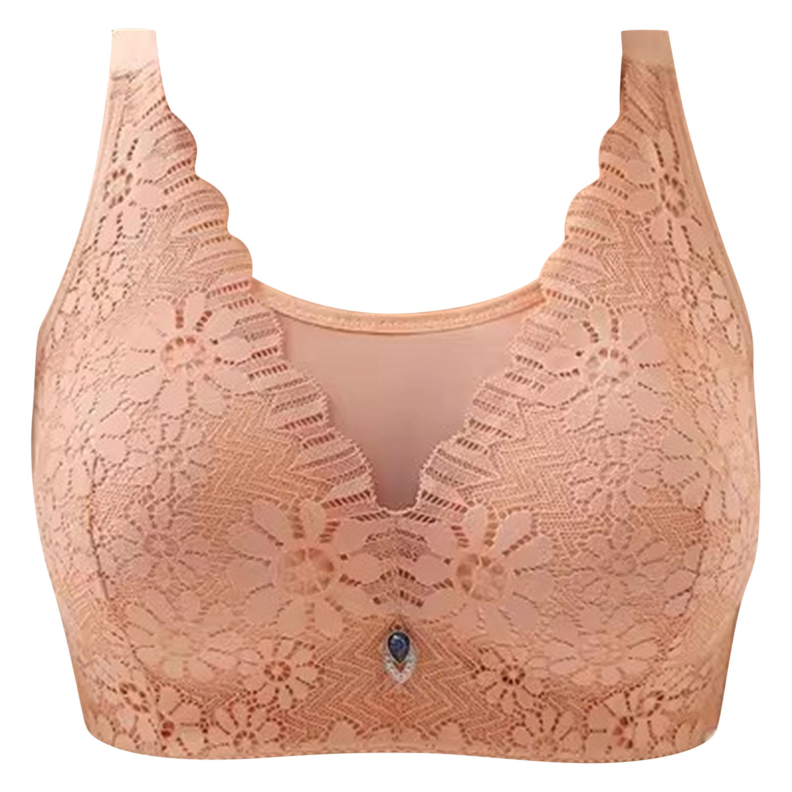 Fanxing Everyday Bras for Women Lace Underwire Full Coverage Plus Size ...