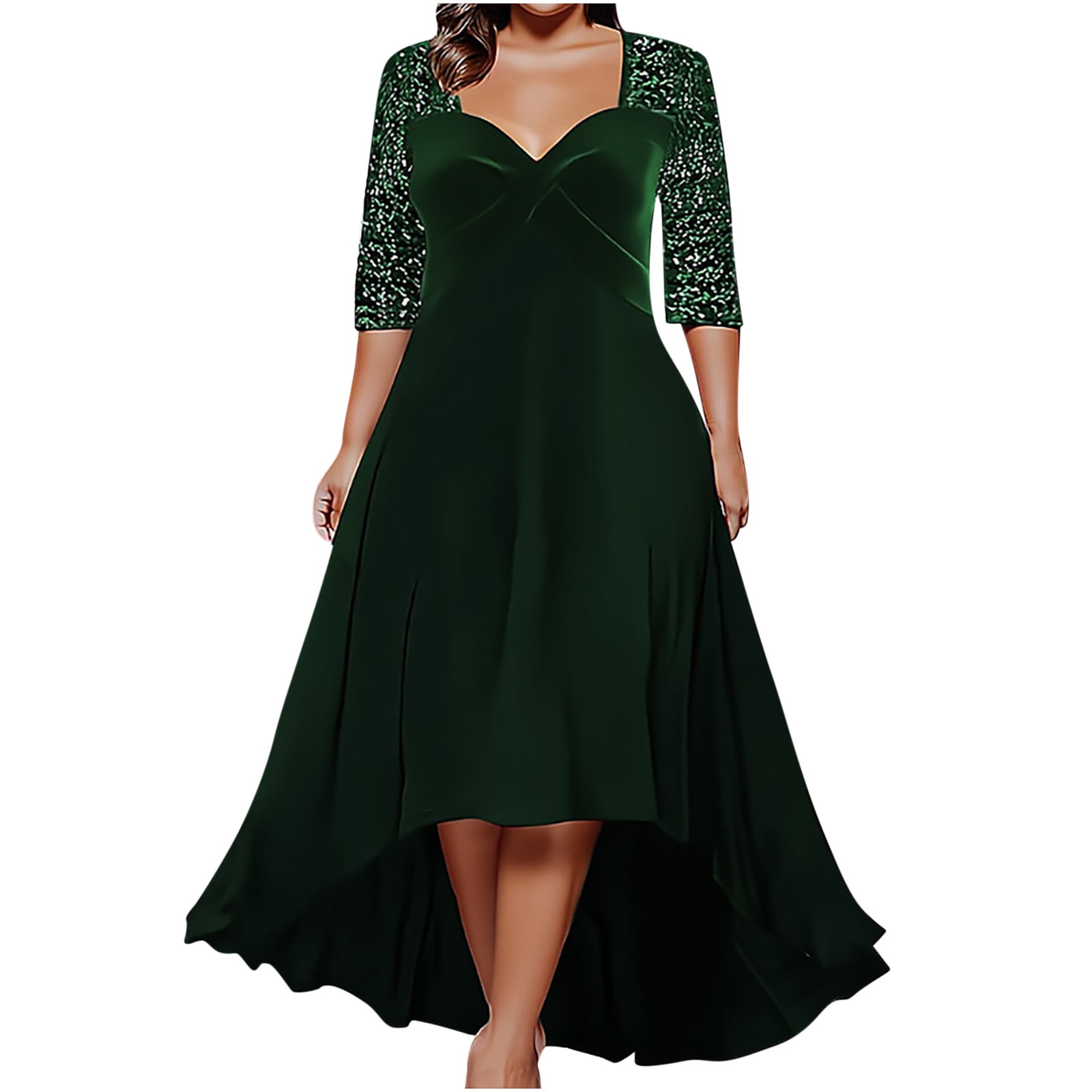 Fanxing Plus Size Dresses For Curvy Women 2024 Spring Summer Trendy