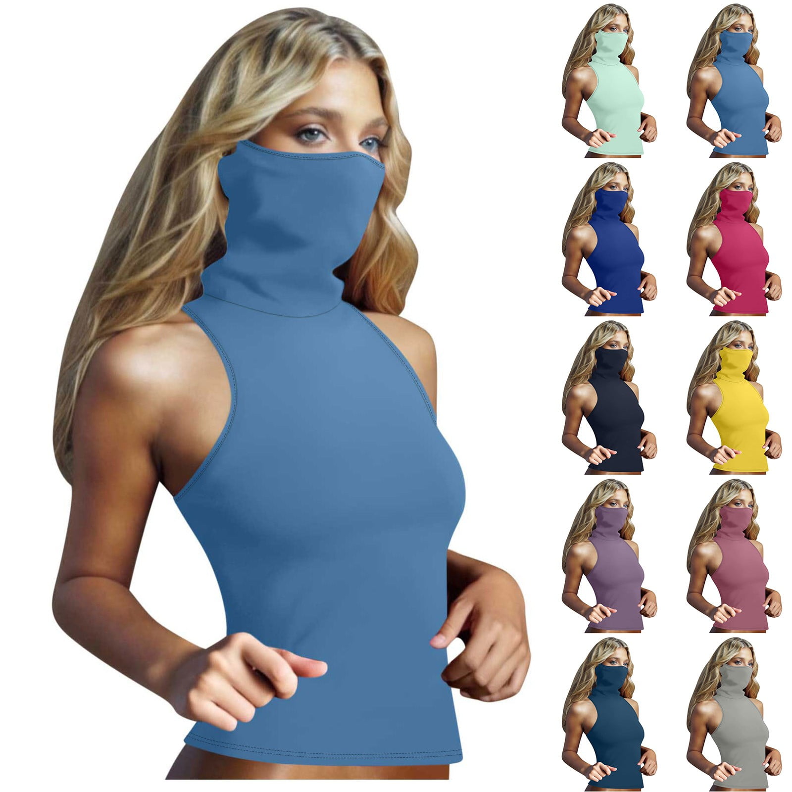 Fanxing Sun Protection with Mask for Women Cooling Sun Shirt Sun ...