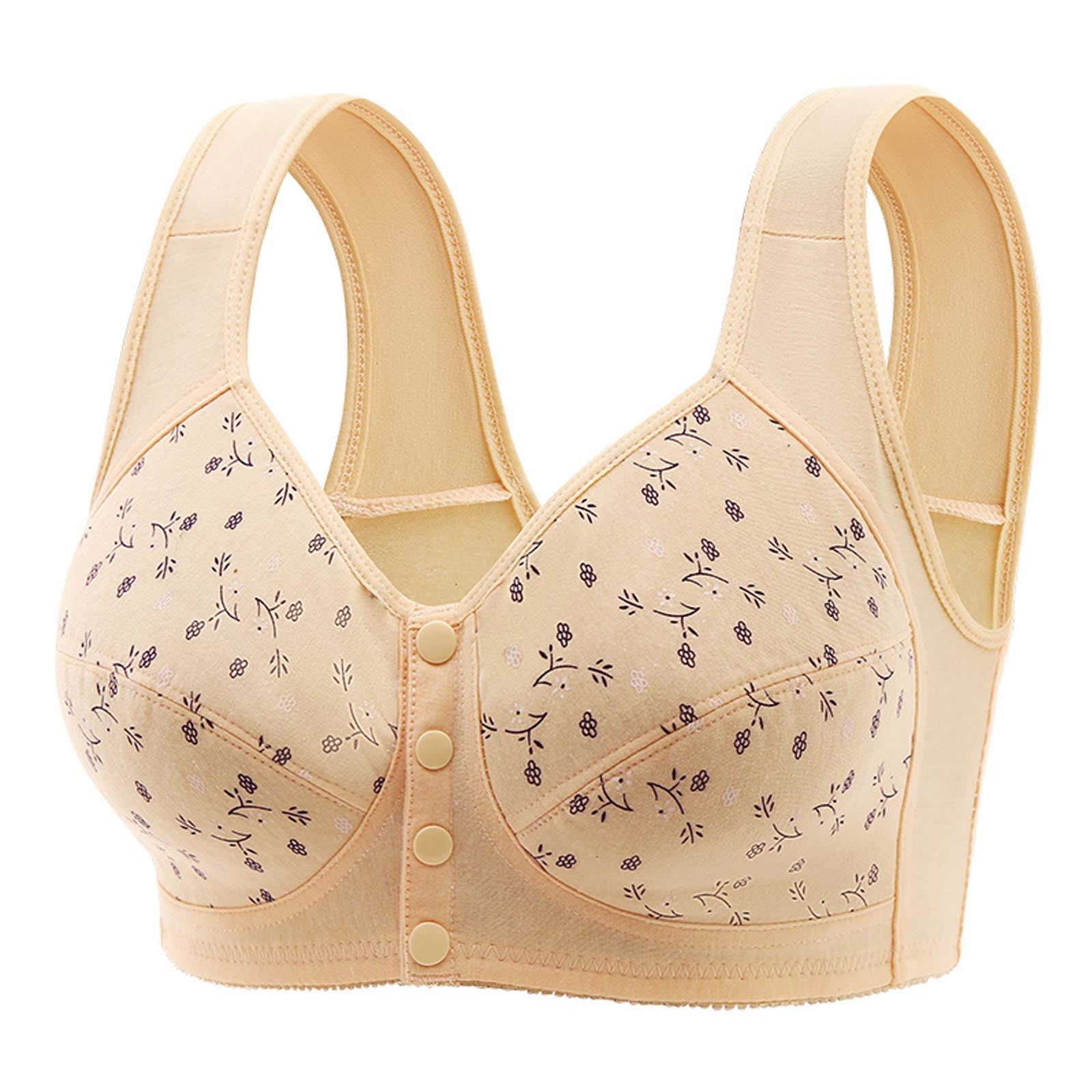 Fanxing Womens Snap Front Closure Luxury Wireless Comfort Bra Cute