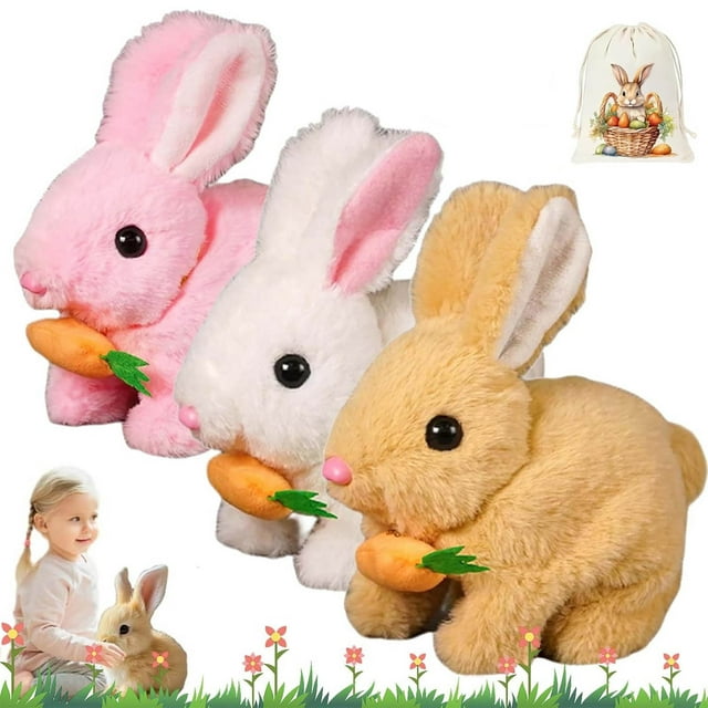 Fanyil Bunny Pal, Family Interactive Bunny Palm Pal, Bunby - My ...