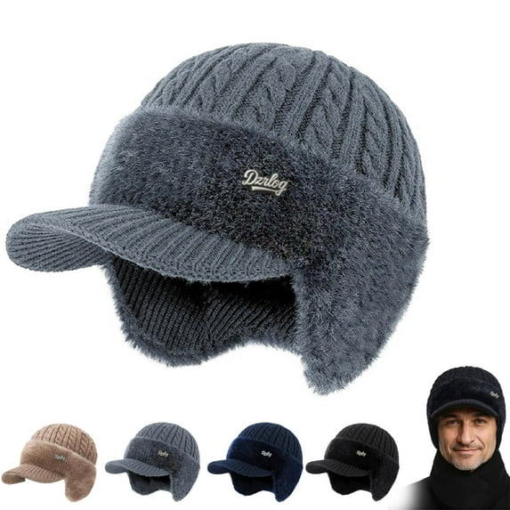 Fanyil Cold Shield Trapper, Coldshield Trapper Hat, Blocking Knitted ...